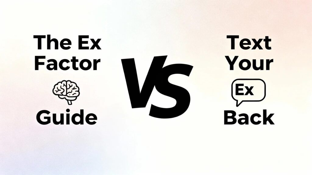 .One Fixes You, The Other Fixes The Convo: Ex Factor Guide vs. Text ...